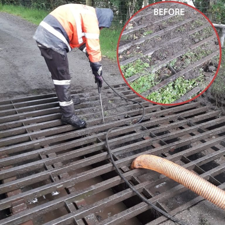 Cattle Grid Cleaning - Hefin Thomas